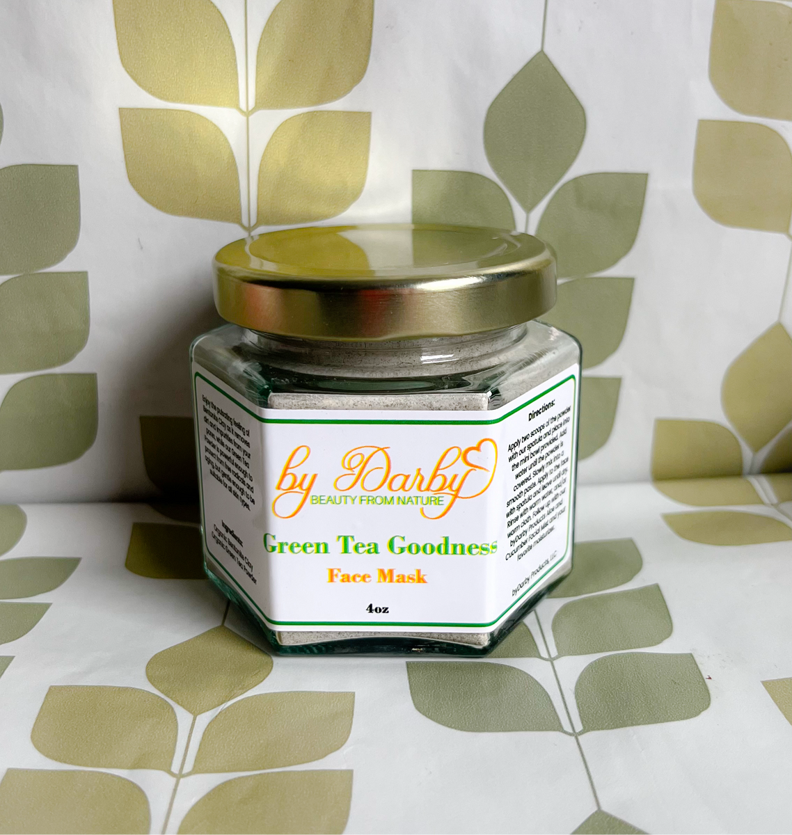 Green Tea Goodness Clay Face Mask – byDarby Products